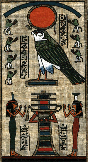 Le dieu Rê et Osiris